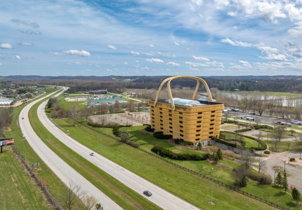 Giant basket-shaped office building goes on sale for $8.5m - Discover SWNS