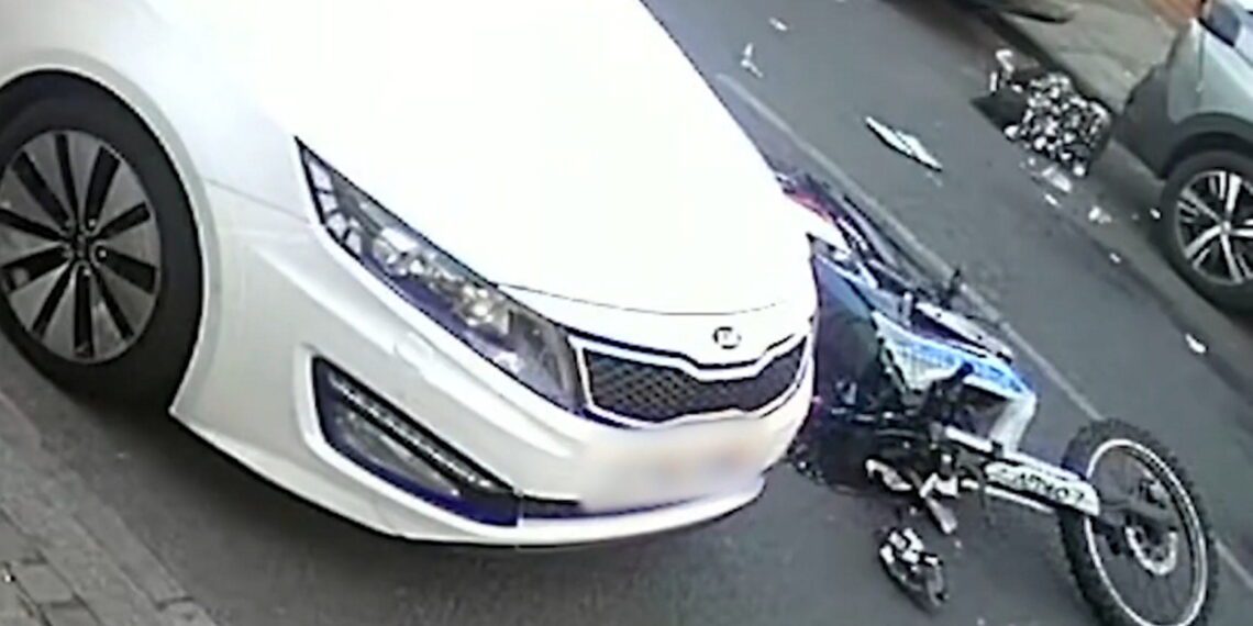 Motorcyclist rescues snake from busy road using bare hands - Discover SWNS